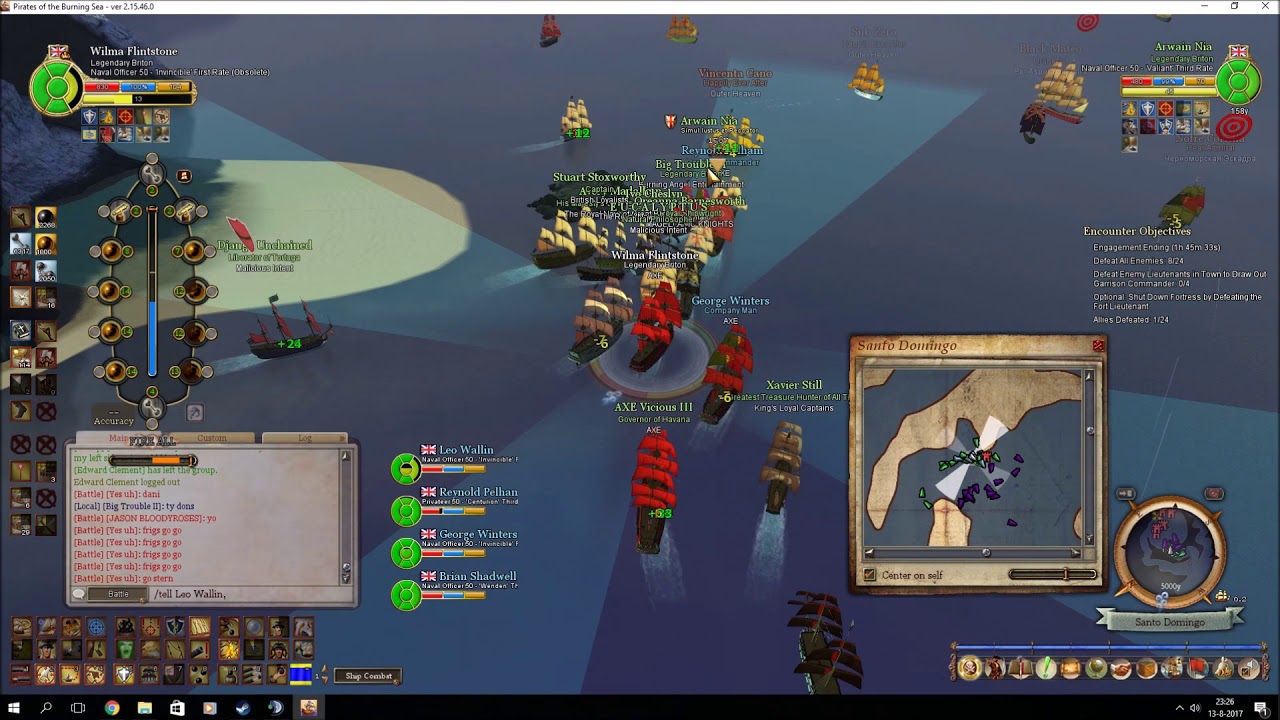 PotBS Antigua - Santo Domingo Port Battle 13/8/2017 - YouTube