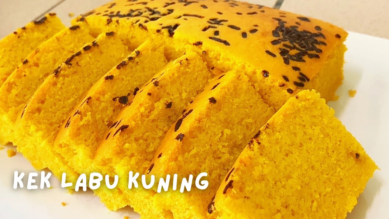Kek labu kuning sedap, lembut & mudah sahaja rasa macam beli kek dekat ...