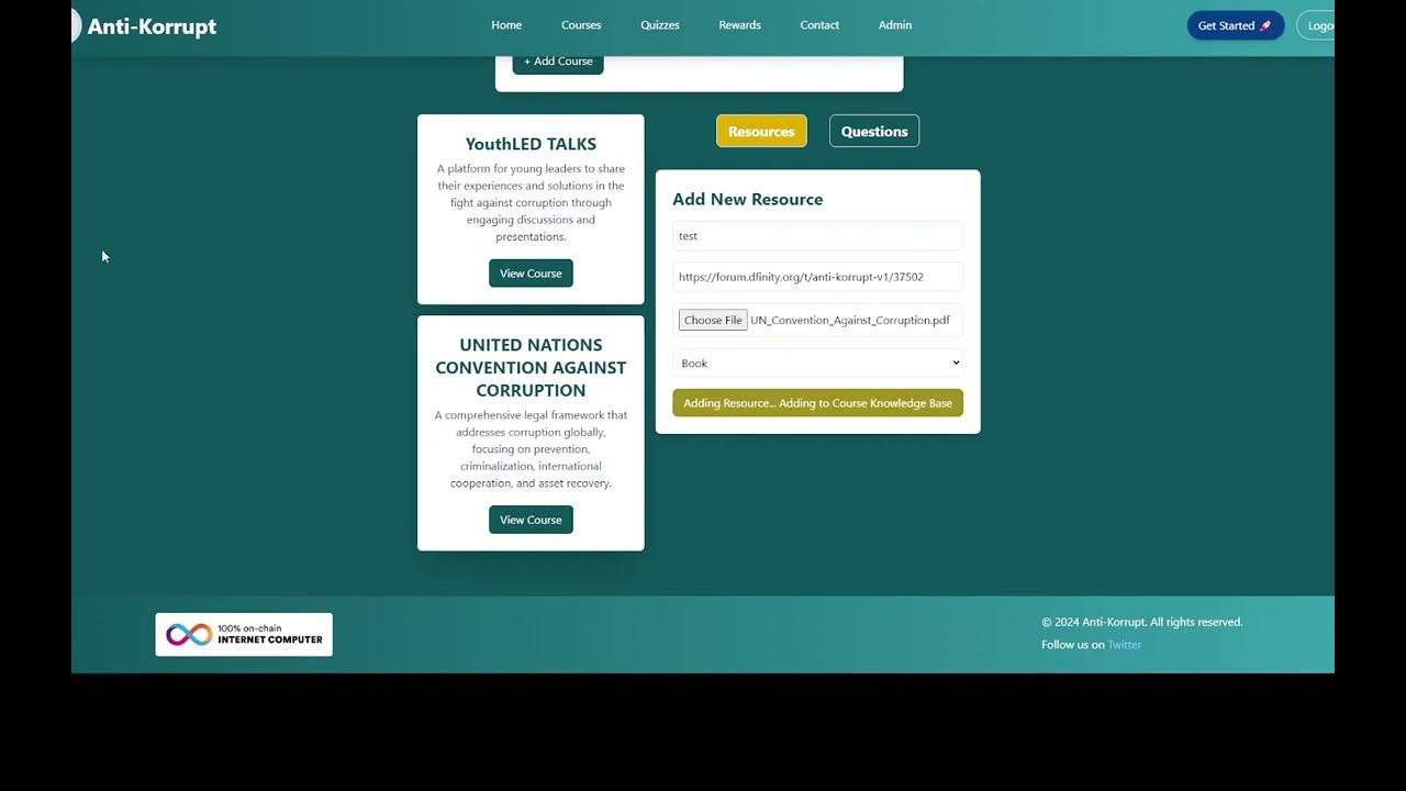 Anti-Korrupt V2 demo - YouTube