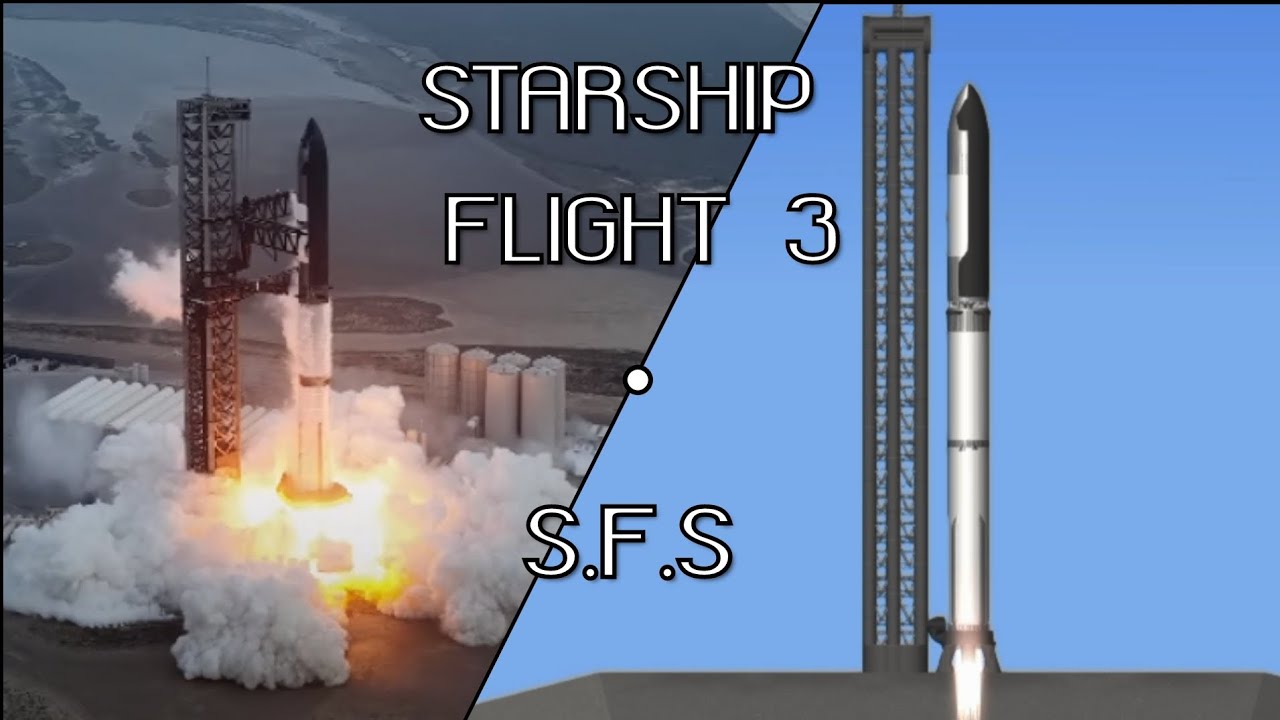 Starship | Third Flight Test | Spaceflight Simulator - YouTube