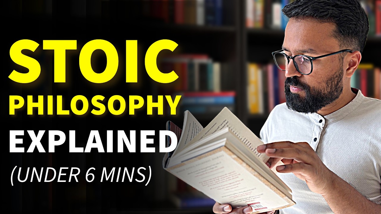 STOIC Philosophy Explained in 6 mins (Best Philosophy for difficult ...