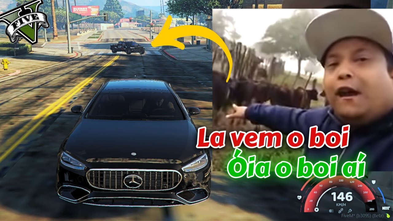 🚓Dei FUGA Da Policia De MECA + Troca de Tiros INSANO no GTA 5 RP ...