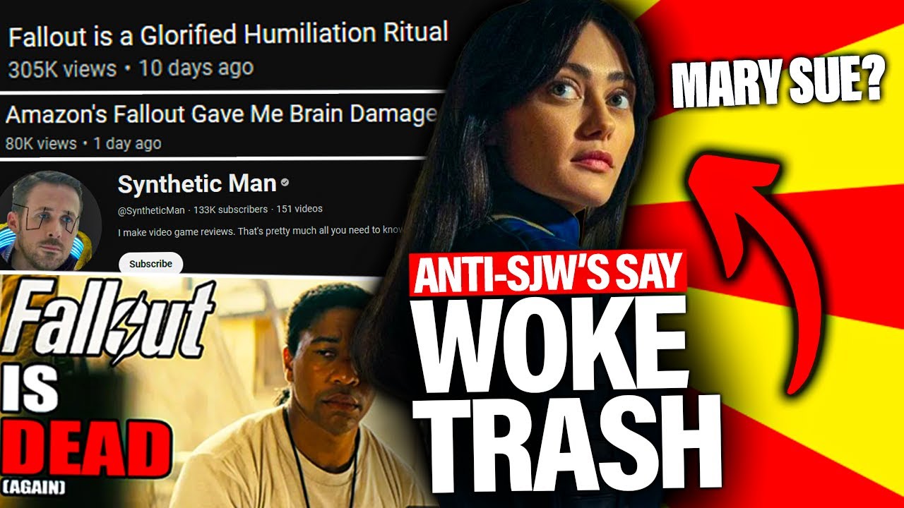 Race Obsessed FREAK Trashes Fallout Show WITHOUT EVEN WATCHING!? - YouTube