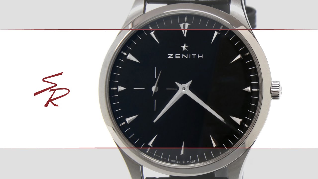 ZENITH Elite Ultra Thin 40mm | Ref. 03.2010.681/21.C493 - YouTube