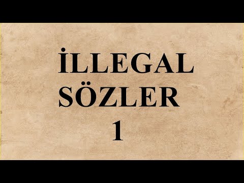 İllegal Sözler 1