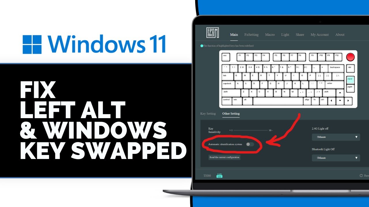 How To Fix Left ALT & Windows Key Swapped (2025) - YouTube