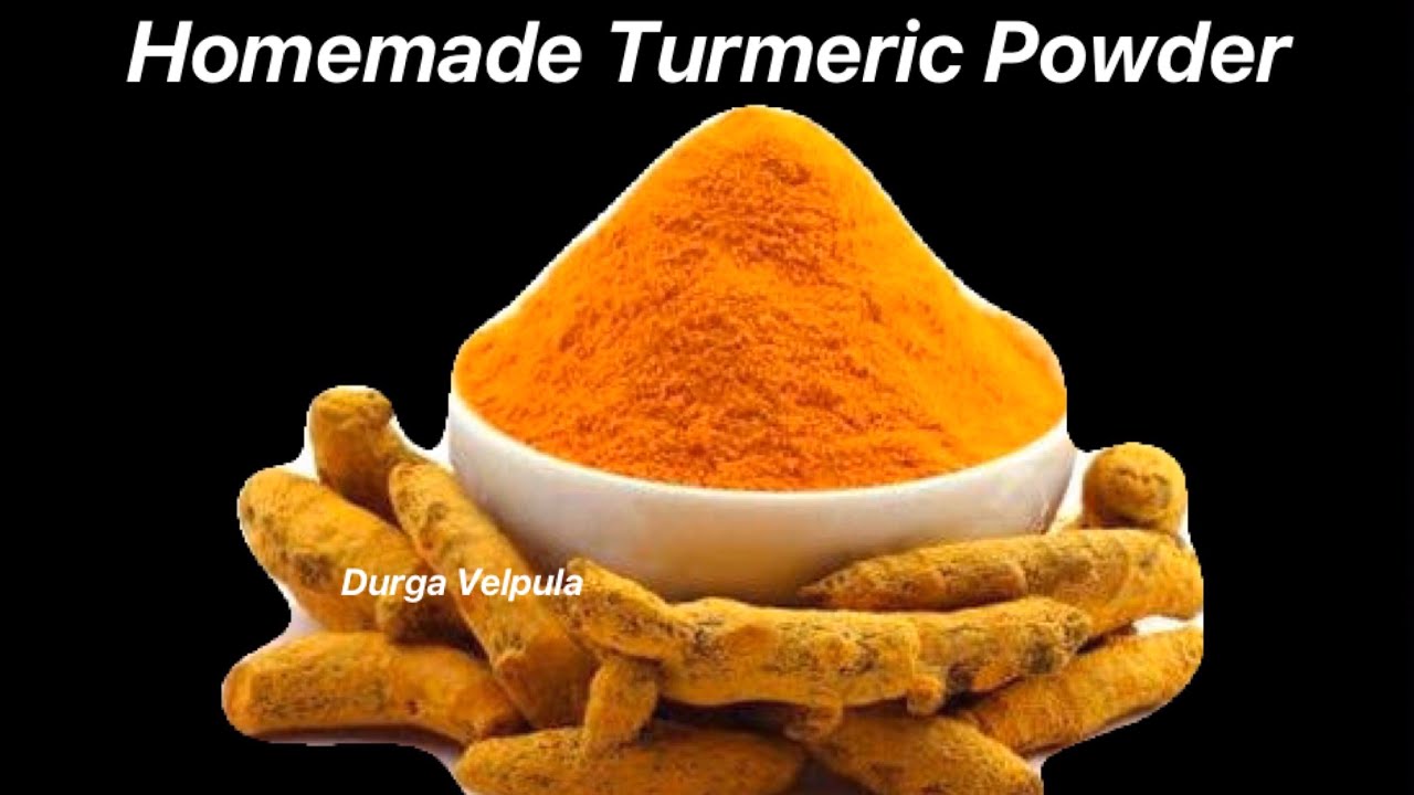 Turmeric Powder // How To Make Turmeric Powder in Telugu//Homemade ...