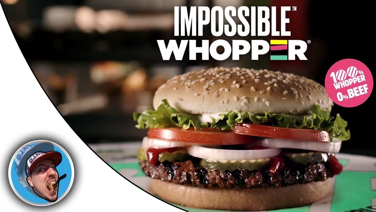 Burger King's Impossible Whopper! - Food Review! - YouTube