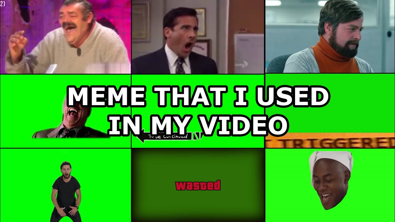 Memes That I Used In My Video Pt 1 - YouTube