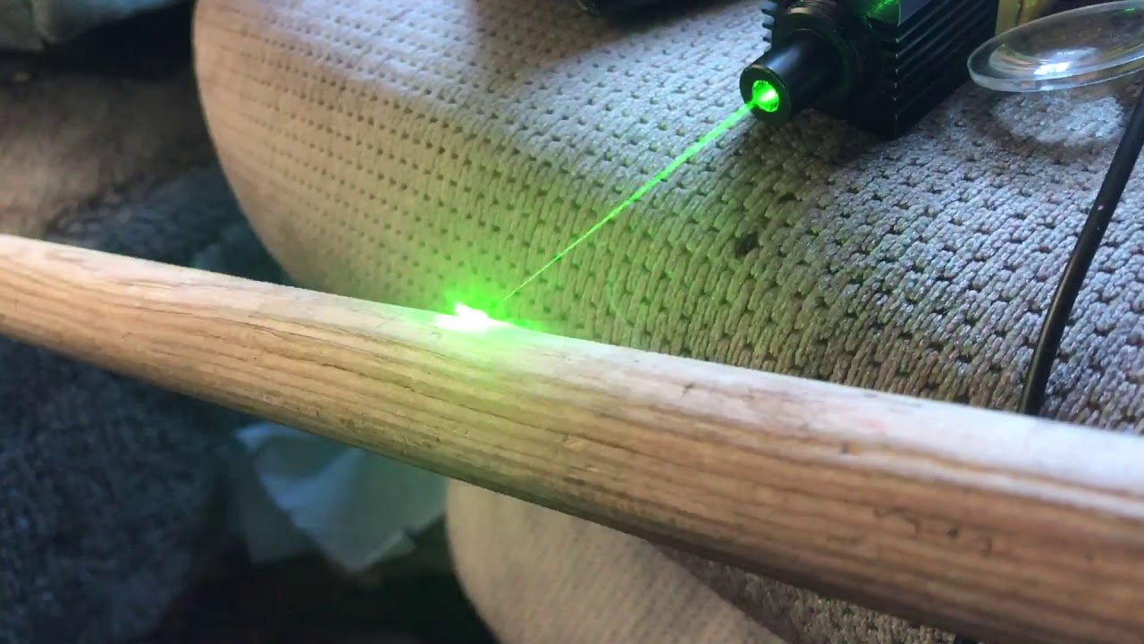 Helium neon green laser - YouTube