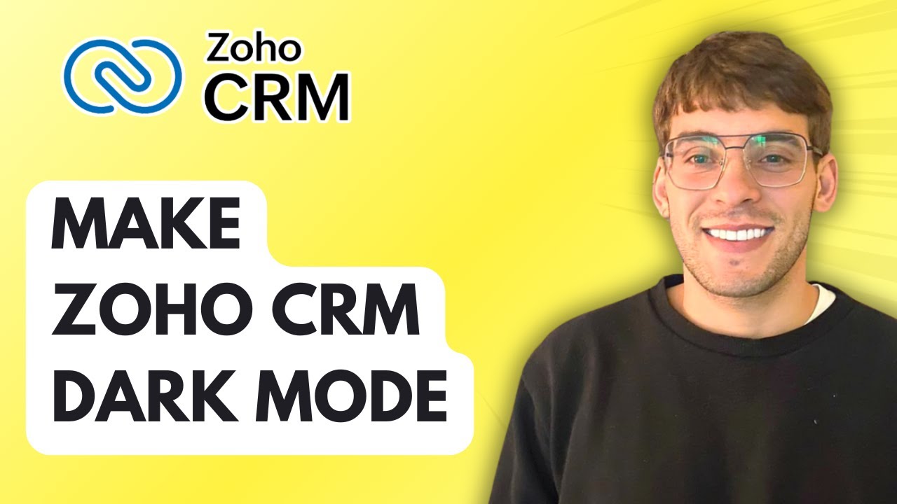 How to Make Zoho CRM Dark Mode [2025 Guide] - YouTube