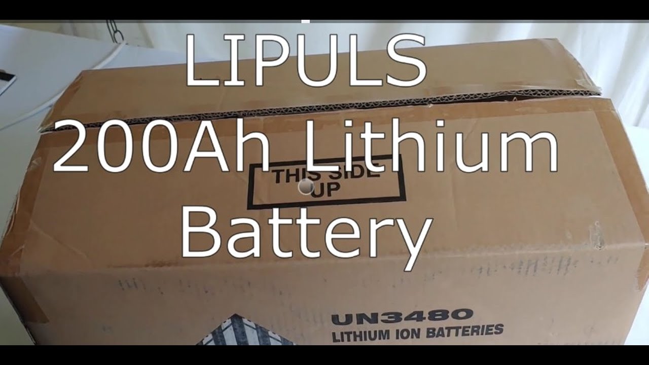 Lipuls 12V 200Ah Plus Lithium LiFePO4 Battery - YouTube