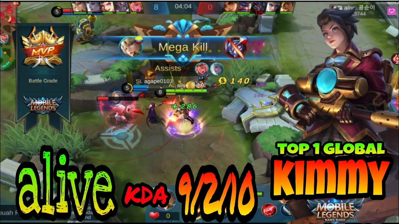 Kimmy top 1 global tips and build kimmy mobile legends #MLBB #KIMMY ...