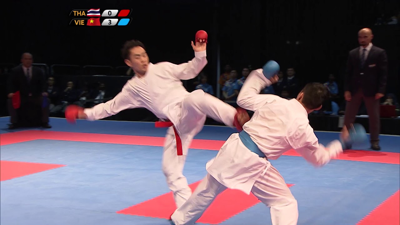 KL2017 29th SEA Games | Karate - Men's Team Kumite FINALS - 🇹🇭 THA vs ...