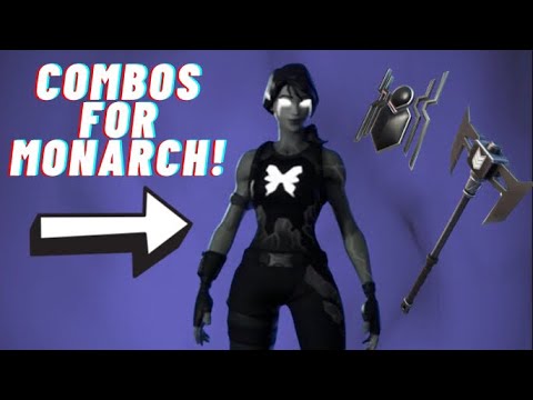 BEST COMBOS FOR *NEW* MONARCH SKIN (MONARCH LEVEL UP PACK!) -fortnite ...