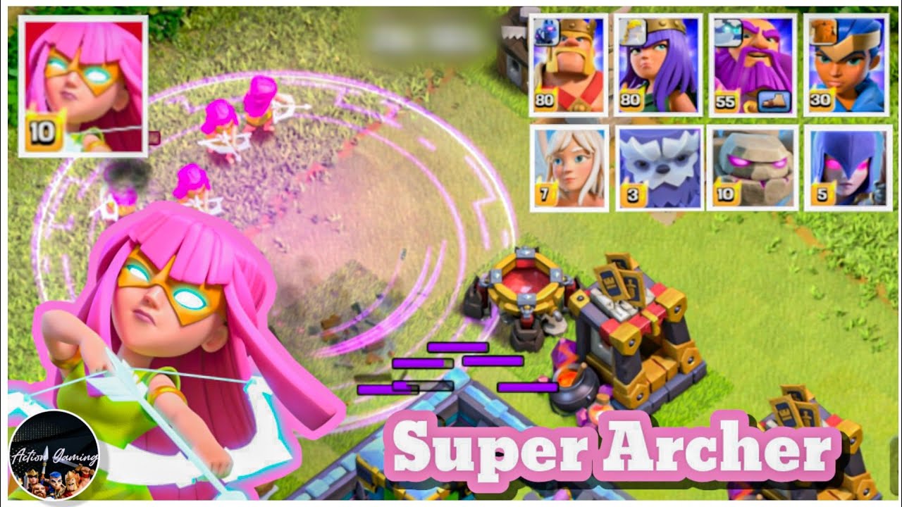 Clash Of Clans || Super Archer Tutorial & Stratergy - YouTube