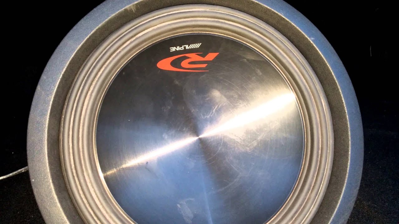 Alpine Type R 10 inch sub - YouTube