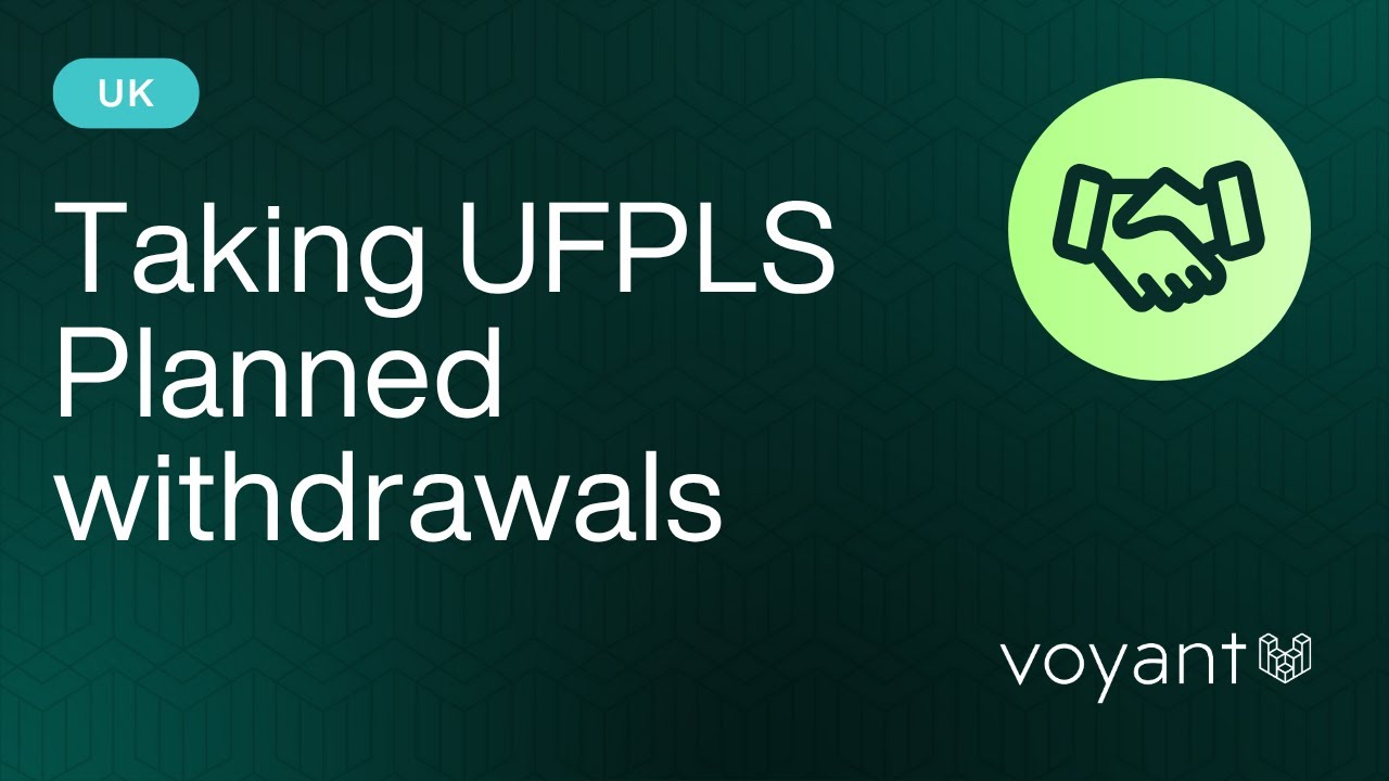 Taking UFPLS Planned withdrawals from a Money Purchase Pension ...