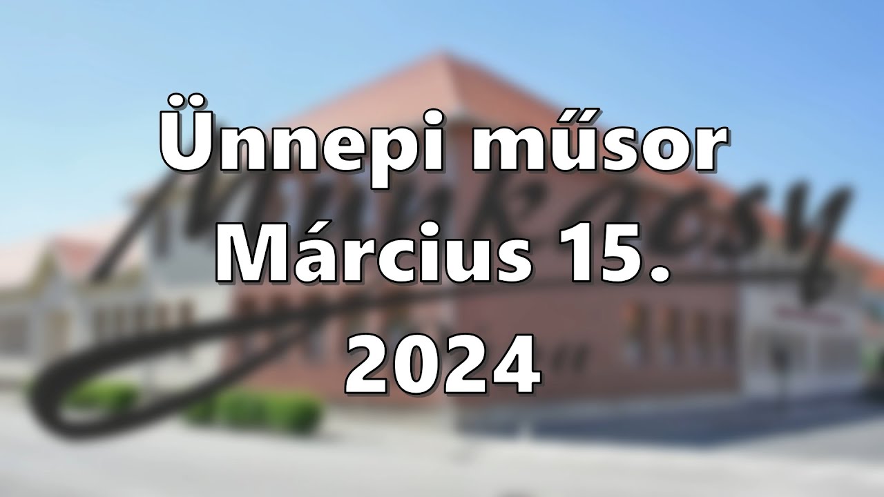 Megemlékezés 1848. március 15-ről 2024 - YouTube