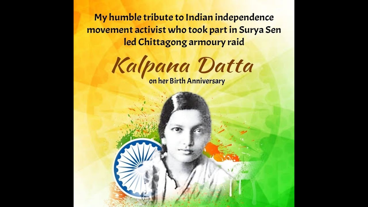 EP 272 Kalpana Dutt ‘Veer Mahila’ freedom Fighter Death Anniversary ...