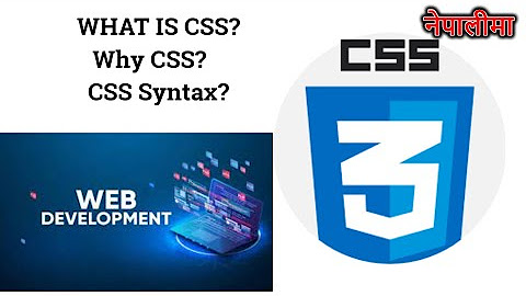 CSS Tutorial for beginners in Nepali | css tutorial for beginners | css tutorial full course ...