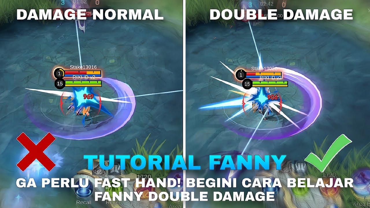 BEGINI CARA BELAJAR FANNY DOUBLE DAMAGE | GA PERLU FAST HAND LANGSUNG BISA - Mobile Legends ...