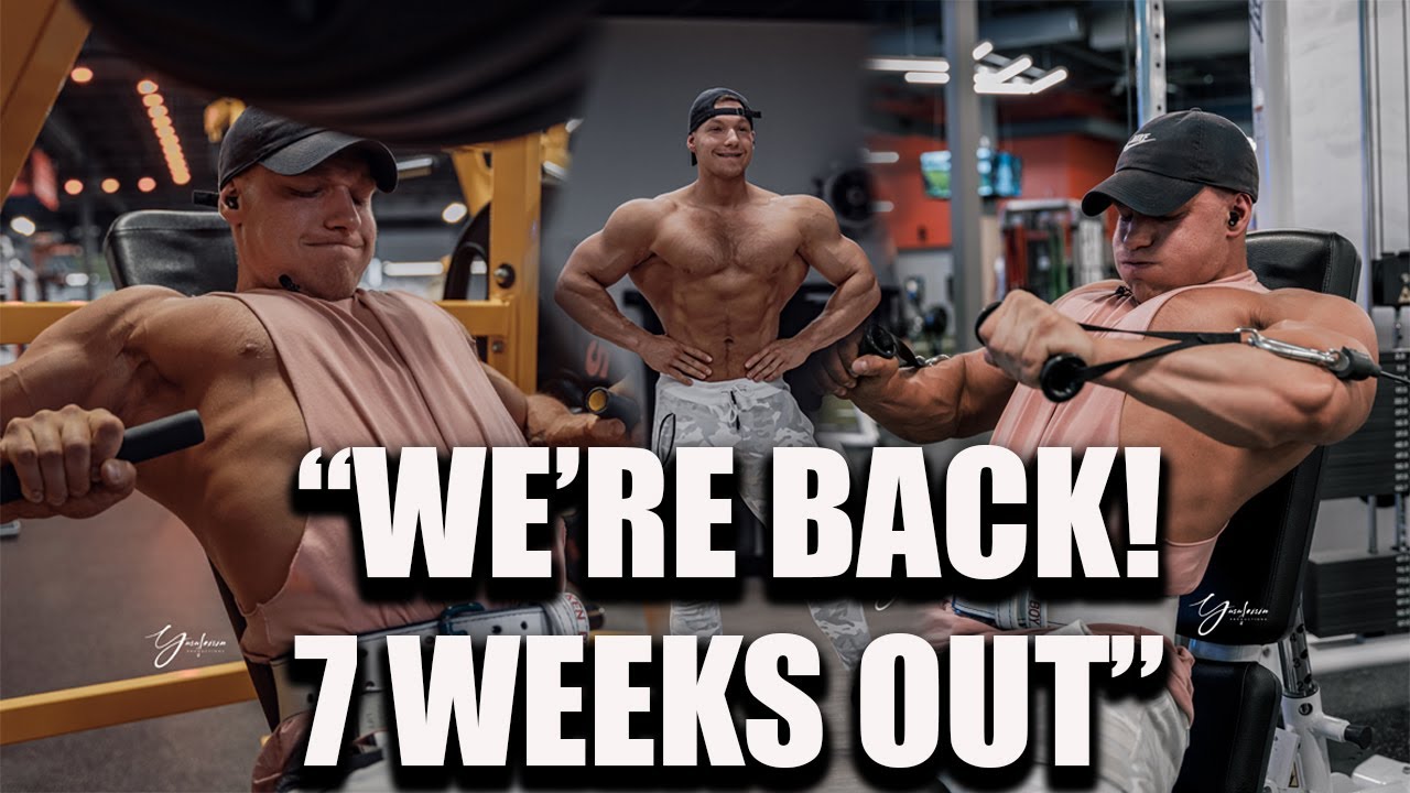 CHEST & TRICEPS | WORKOUT+TIPS | PHYSIQUE UPDATE | 7 WEEKS OUT - YouTube