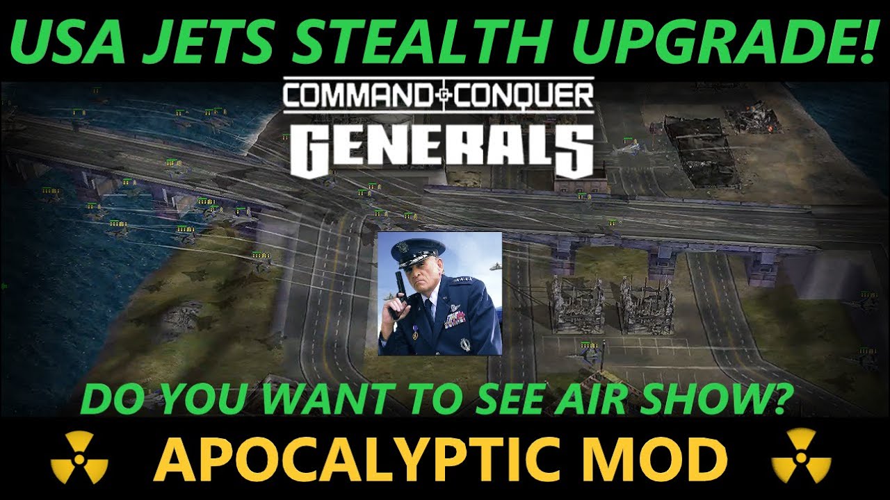 USA AIR FORCE SUPER STEALTH UPGRADE! Command & Conquer TM Generals Zero ...