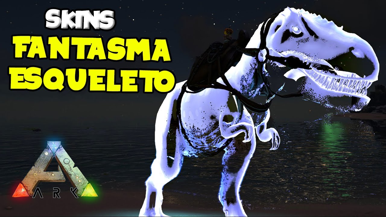 SKINS FANTASMA E ESQUELETO Como conseguir! Ark: Survival Evolved - YouTube