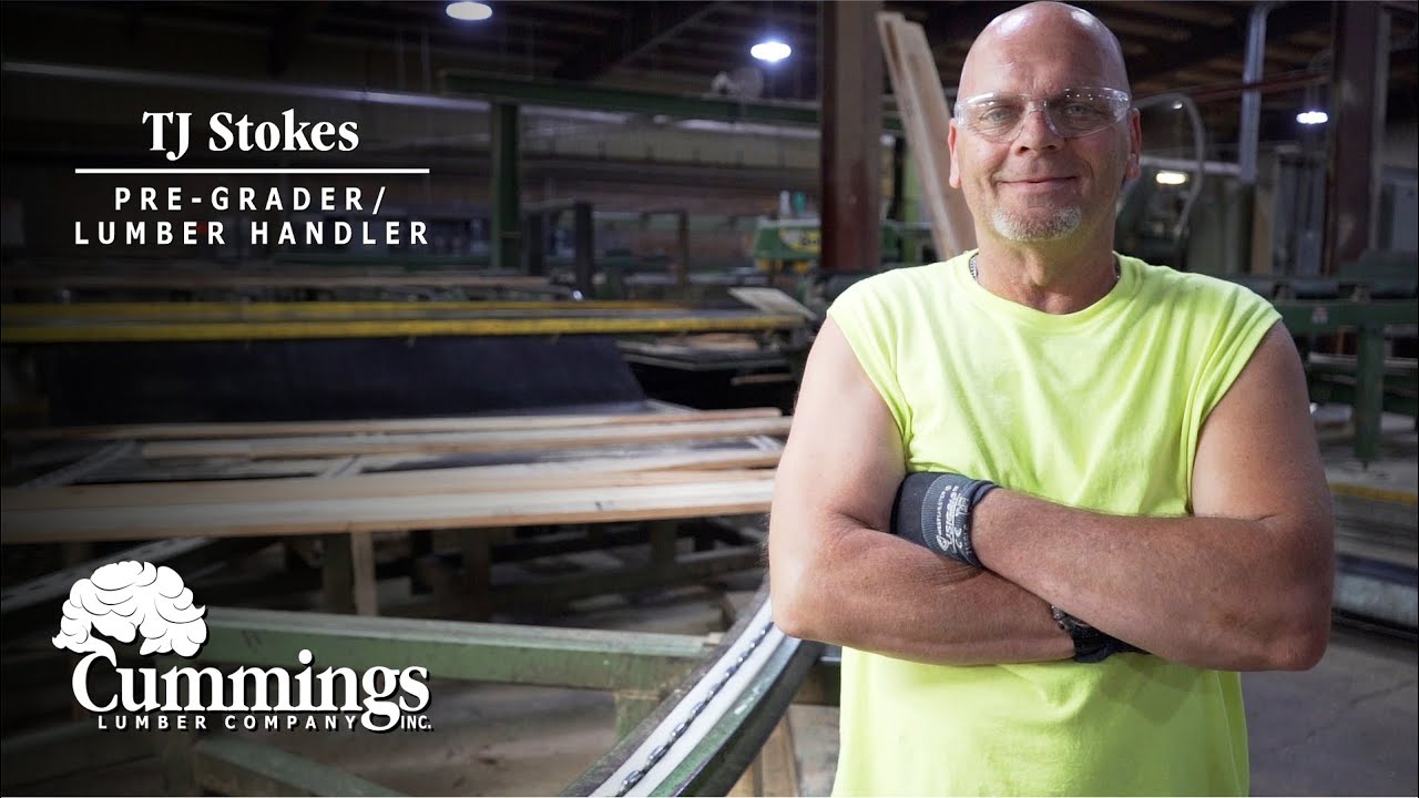TJ Stokes - Pre Grader / Lumber Handler - Cummings Lumber - YouTube