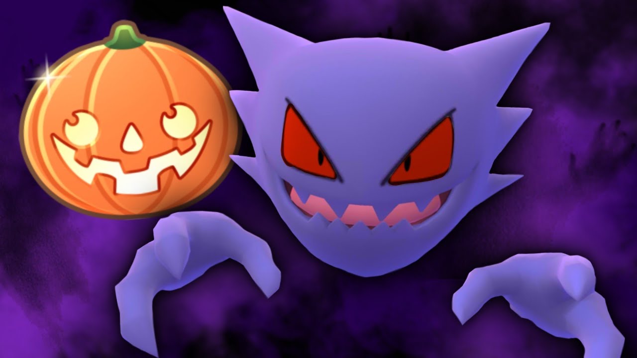 Gastly Haunter Gengar Pumpkin