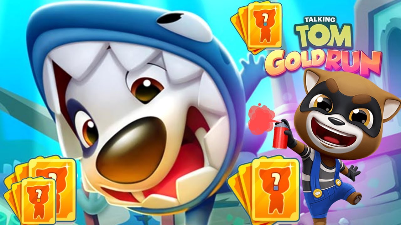 TALKING TOM GOLD RUN - SHARK HANK caught the cunning thief - YouTube