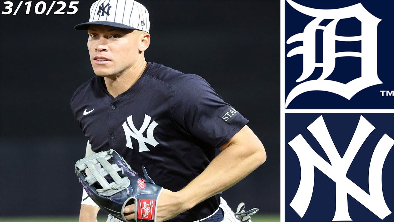 New York Yankees Spring Training Highlights: vs Detroit Tigers | 3/10 ...