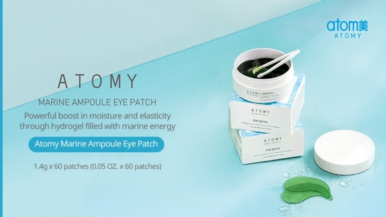 Atomy Marine Ampoule Eye Patch - YouTube
