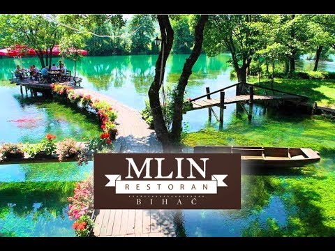 Restaurant "MLIN" on river Una 🍴 - YouTube