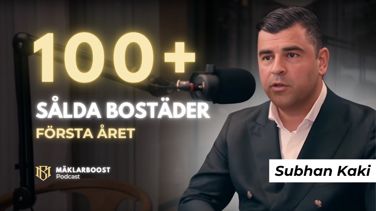 Sålde 111 bostäder sitt första år - Subhan Kaki - YouTube