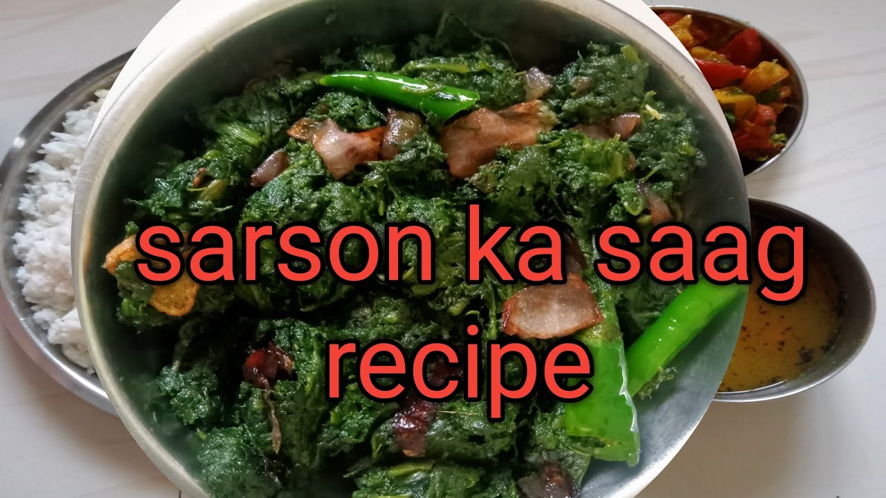 sarson ka saag recipe - YouTube