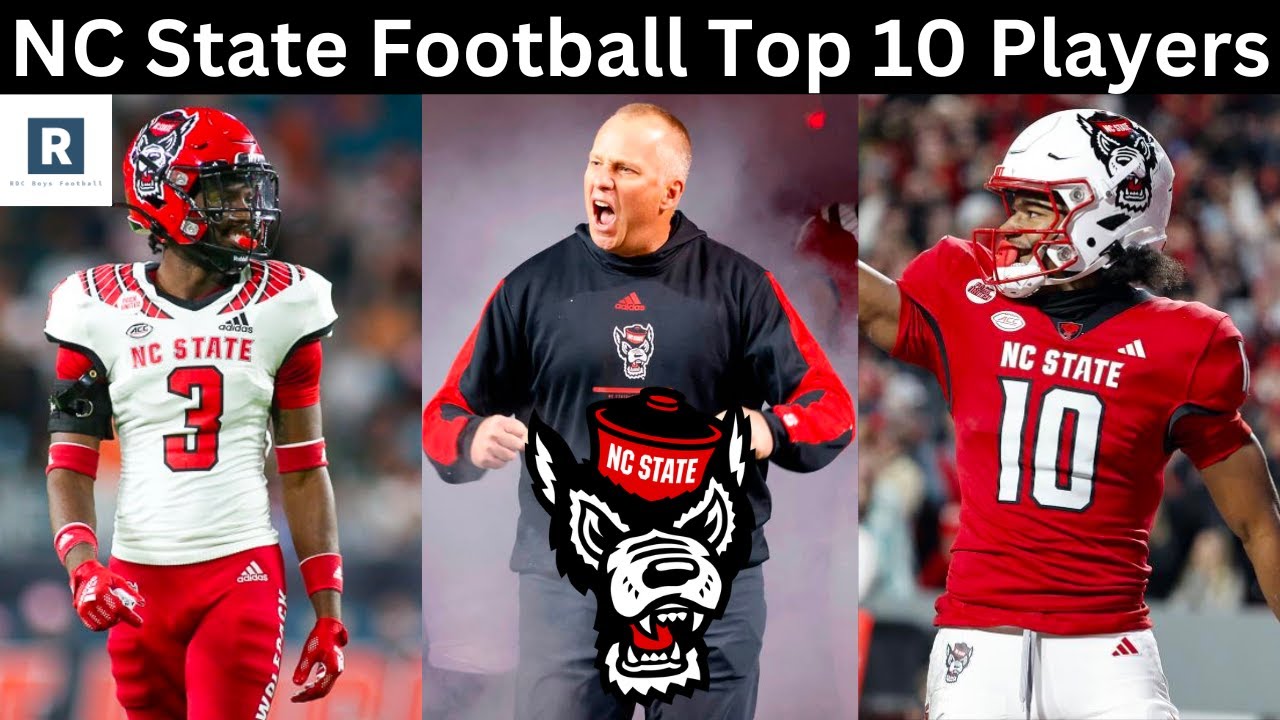 NC State Football Top 10 Players | NC State Football - YouTube