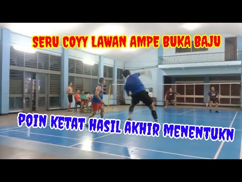 PANASNYA PERTANDINGAN LAWAN SAMPAI BUKA BAJU POIN KETAT PB,SURYANI YOGI/ARIS VS HAIKAL/TEGUH