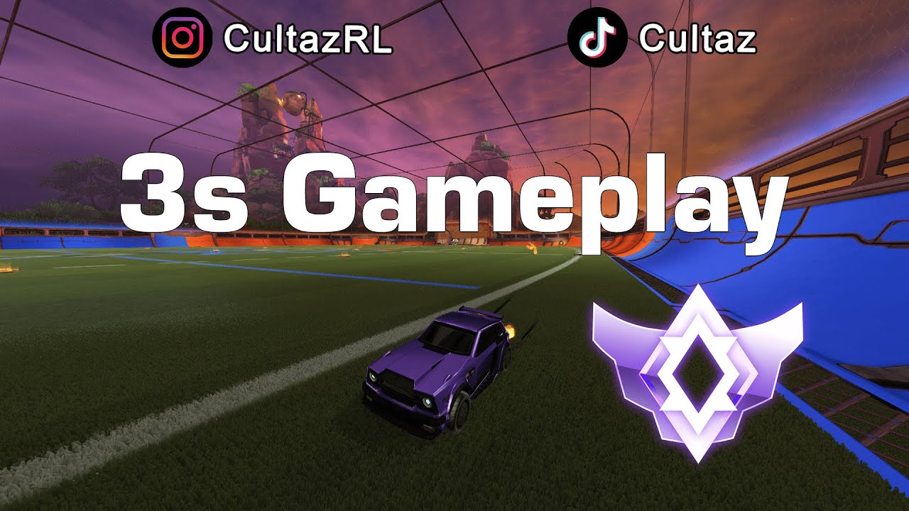 Rocket league Champ 3 3s Gameplay - YouTube
