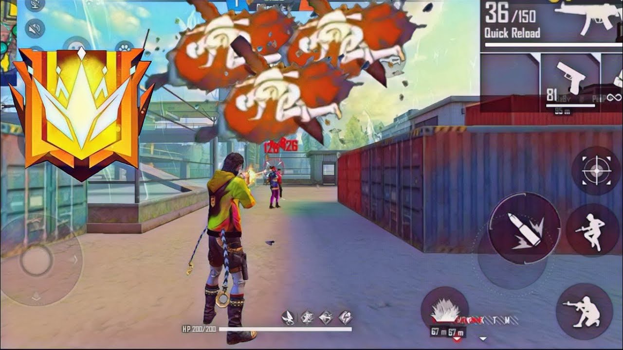 GARENA FREE FIRE - OP GAMEPLAY | OP HEADSHOT | FREE FIRE CLASH SQUAD ...