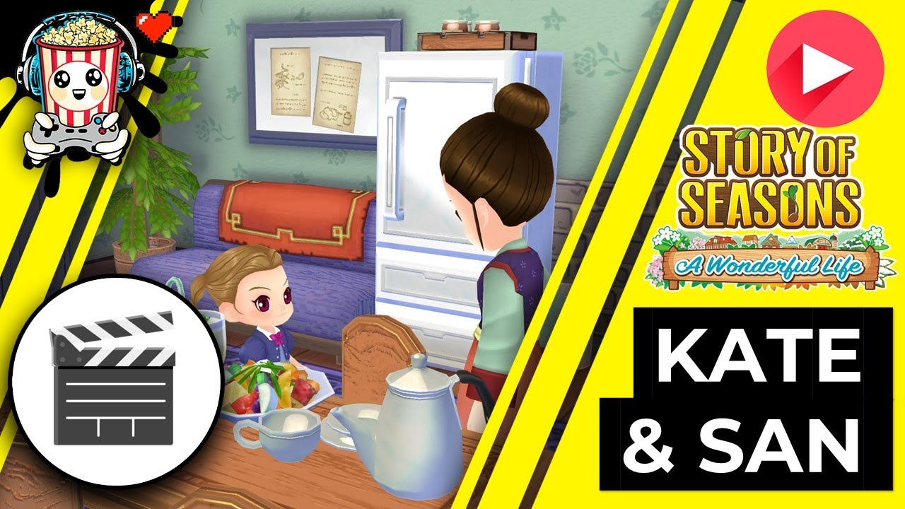 Story of Seasons - A Wonderful Life: Parenthood - Scene with Kate & San ...