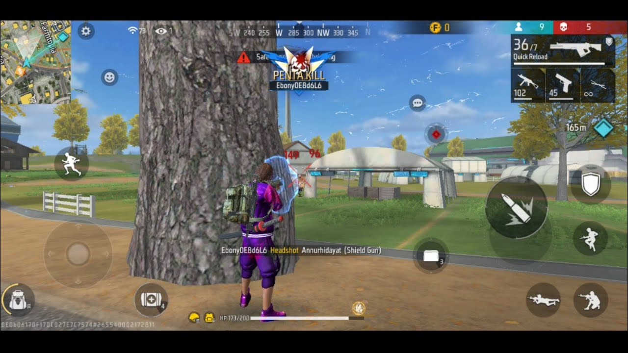 Battle Royal Free Fire Gameplay @FreeFireIndiaOfficial - YouTube