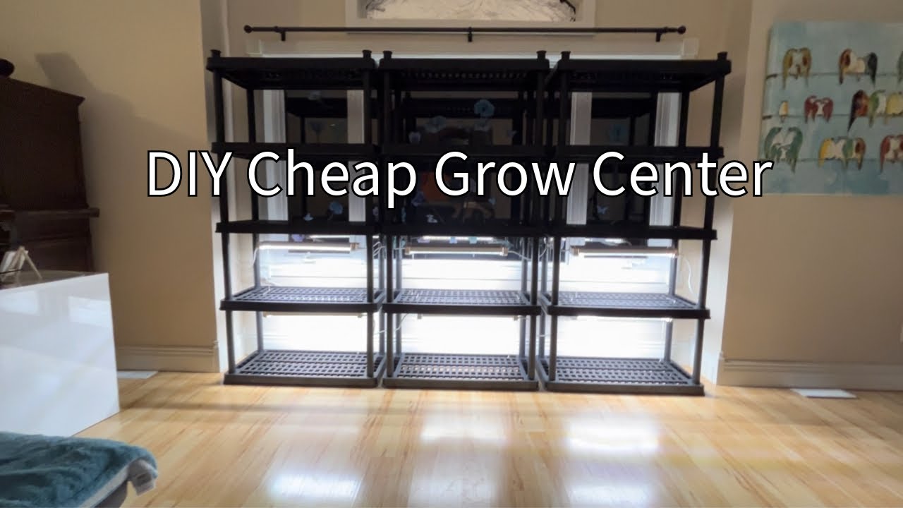 DIY Easy Grow Center For Seed Starting #garden - YouTube