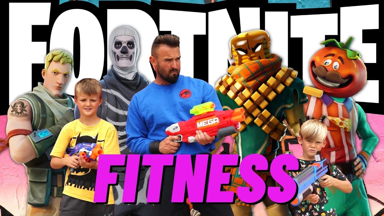 FORTNITE FITNESS | Kids Fortnite Fitness Workout Video - YouTube