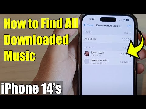 iPhone 14's/14 Pro Max: How to Find All Downloaded Music