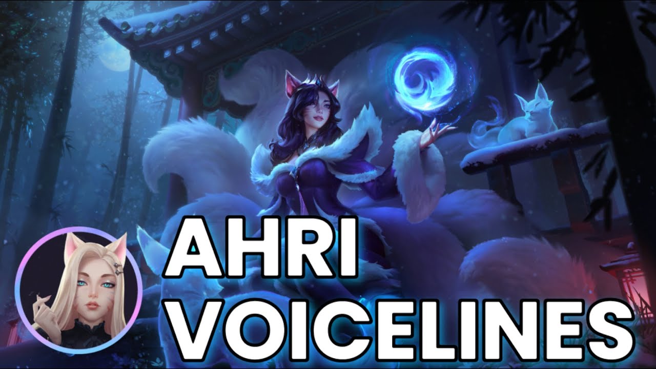 Ahri • The Nine-Tailed Fox | Voicelines - YouTube