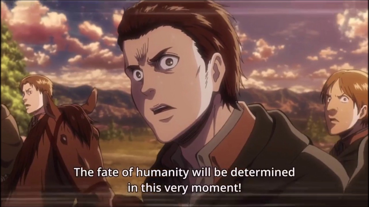 Erwin's charge AoT Season 2 - YouTube