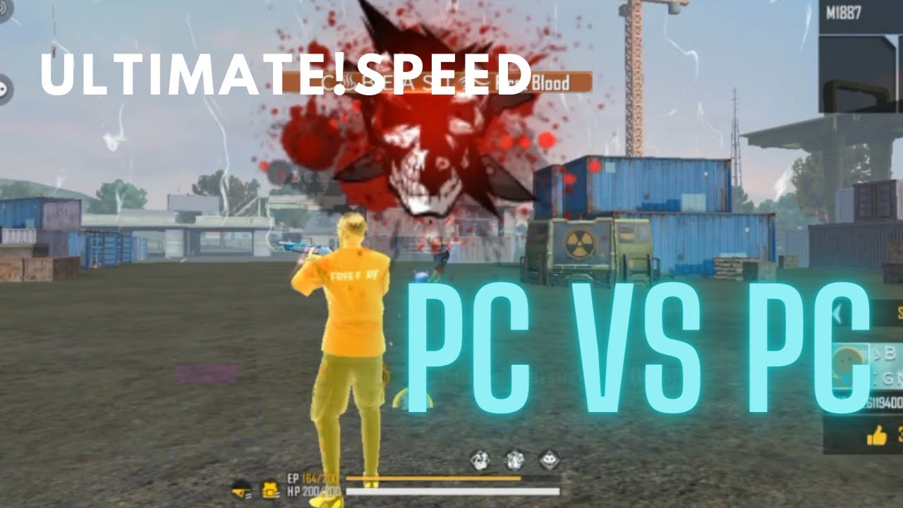 1 VS 1 || PC VS PC ||BLUESTACKS VS LD PLAYER || INSANE SPEED GAMEPLAY ...