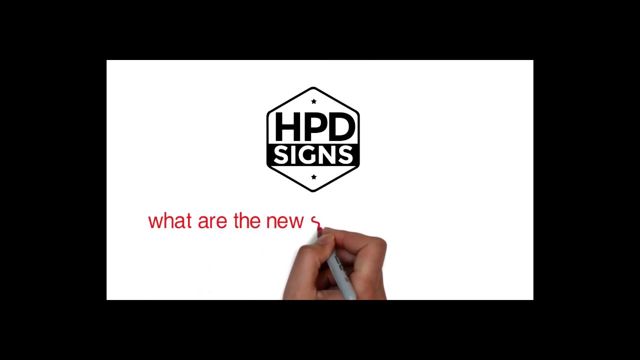 What are the New HPD signs ? - YouTube